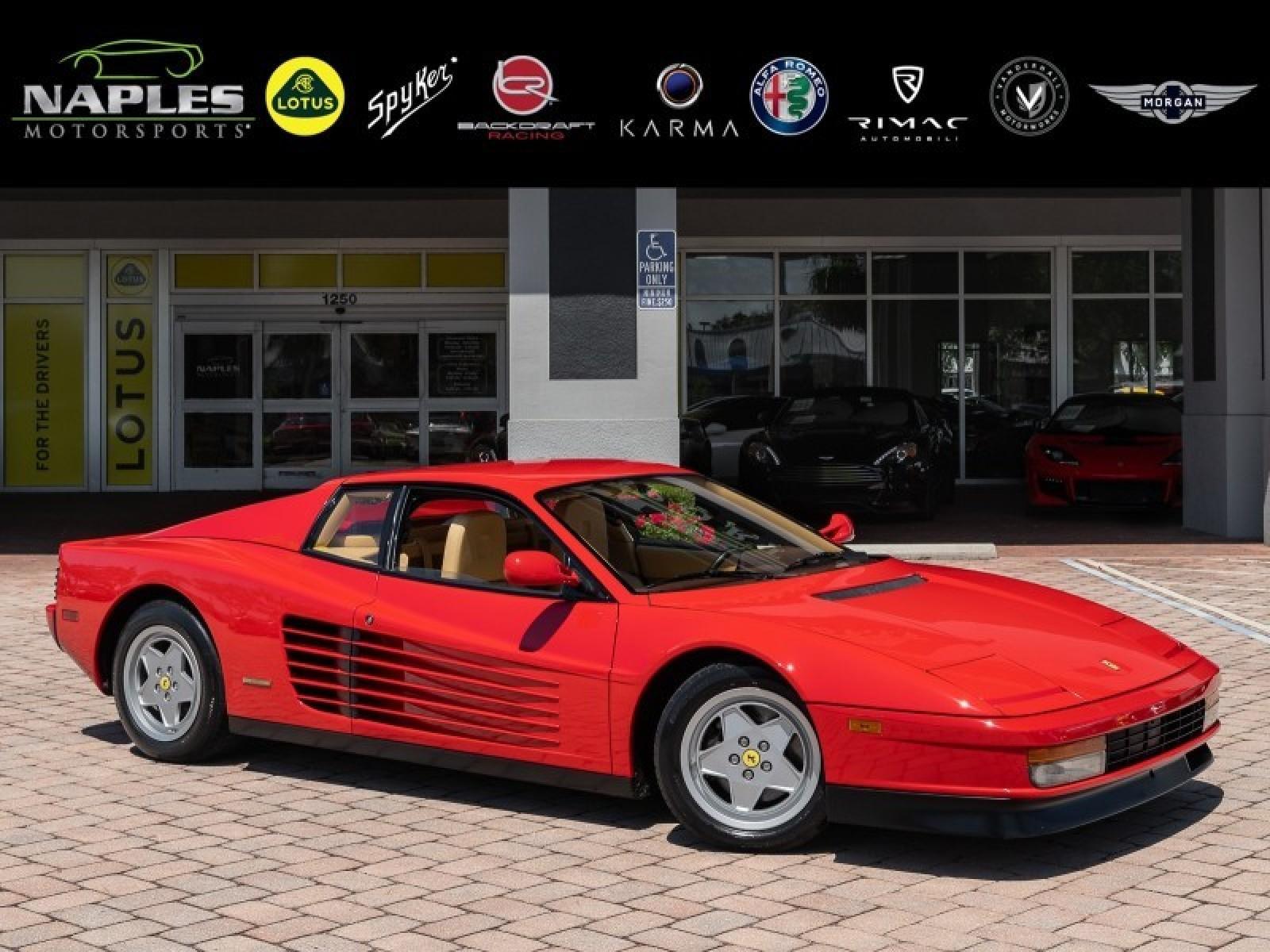 1990 Ferrari Testarossa Interior